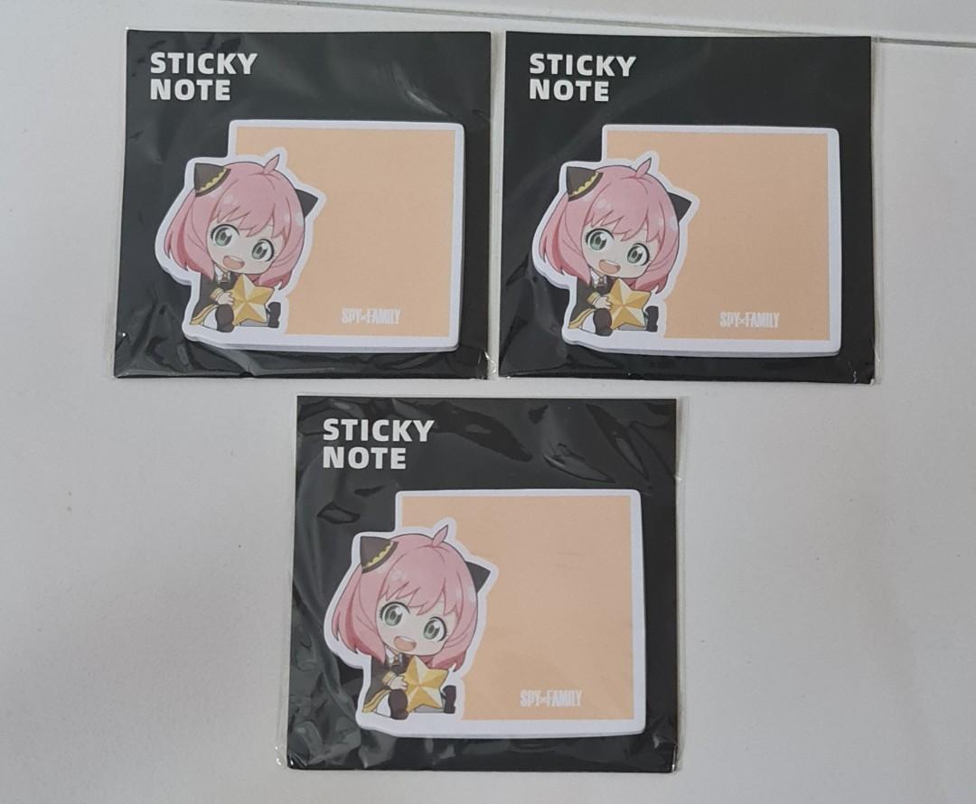 Spy X Family Anya Sticky Notepad, Hobbies & Toys, Memorabilia ...