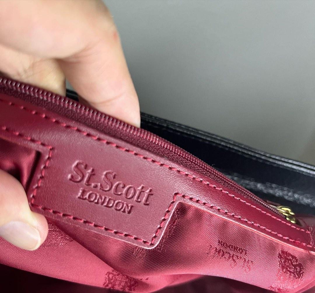 St. Scott London Two-way Bag (Black), Women's Fashion, Bags & Wallets ...