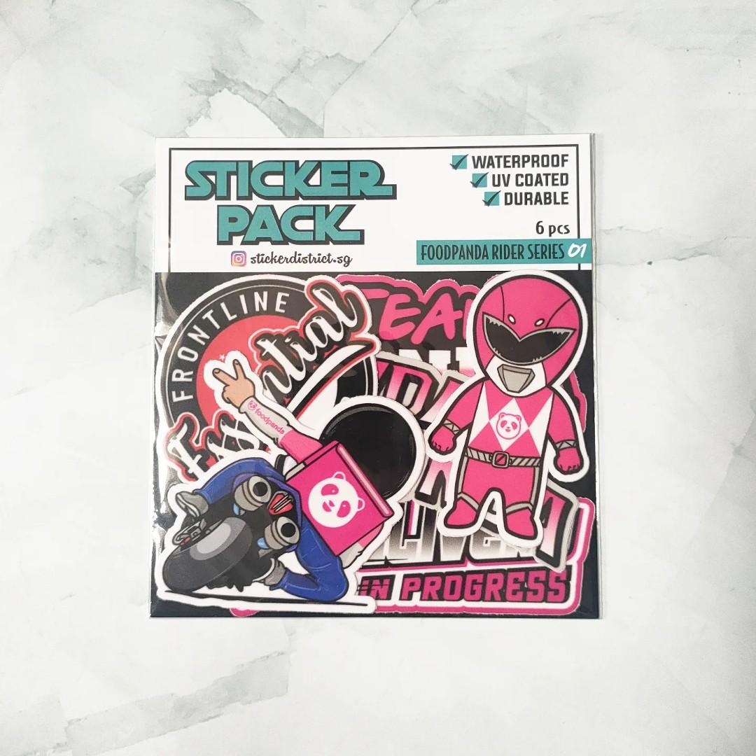 Sticker Pack - Foodpanda Rider Series 01, Motorcycles, Motorcycle ...