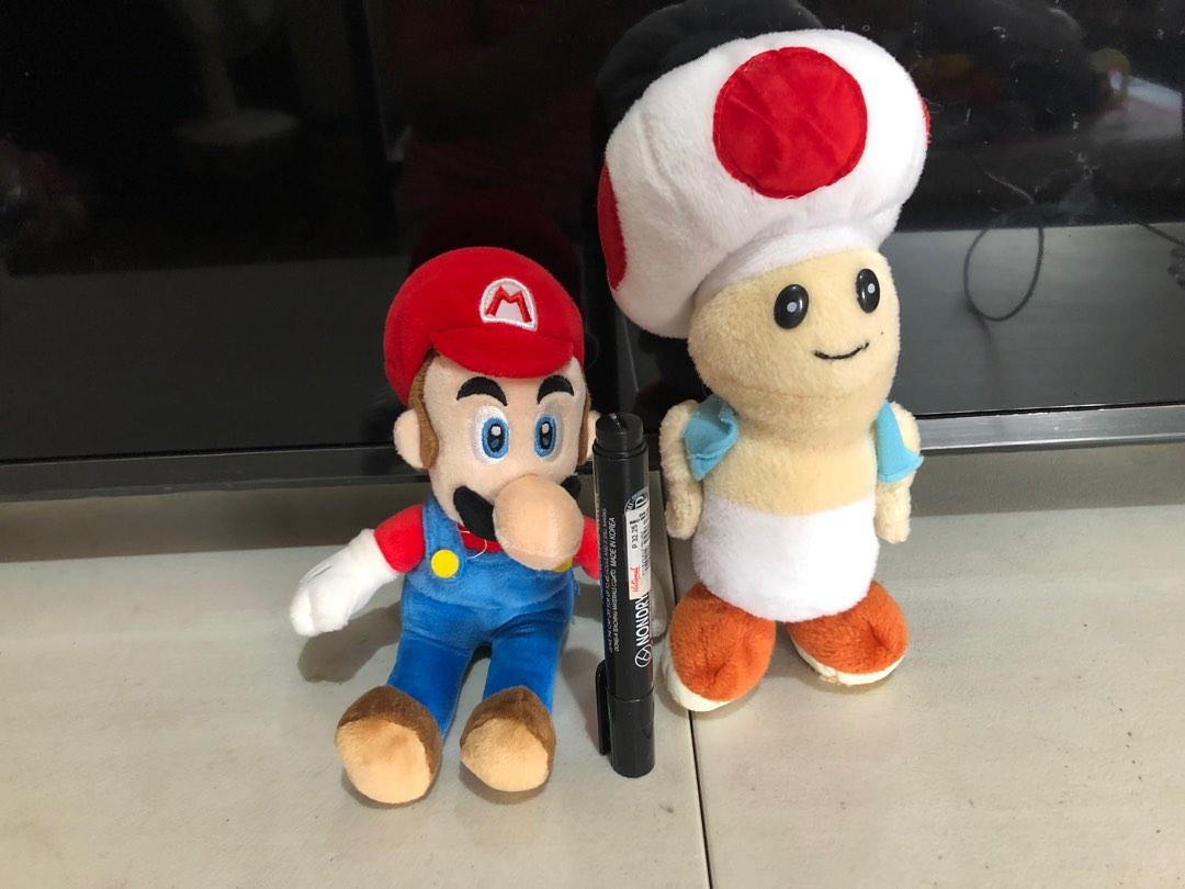 Super Mario Small Plush with FREE Toad, Hobbies & Toys, Toys & Games on ...