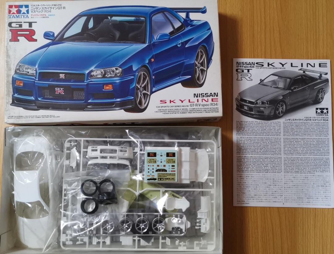 TAMIYA Nissan R34 GTR, Hobbies & Toys, Toys & Games on Carousell