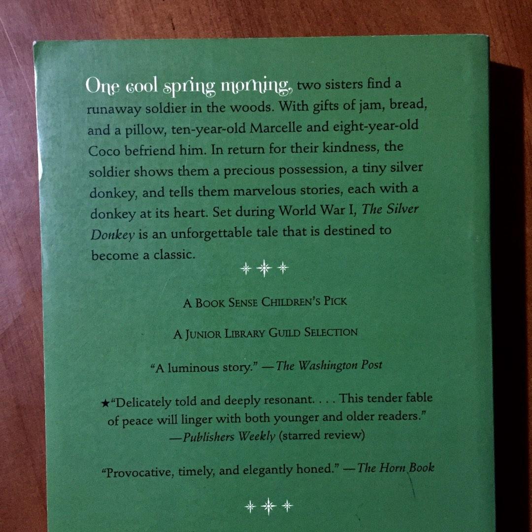 The Silver Donkey by Sonya Hartnett, Hobbies & Toys, Books & Magazines ...