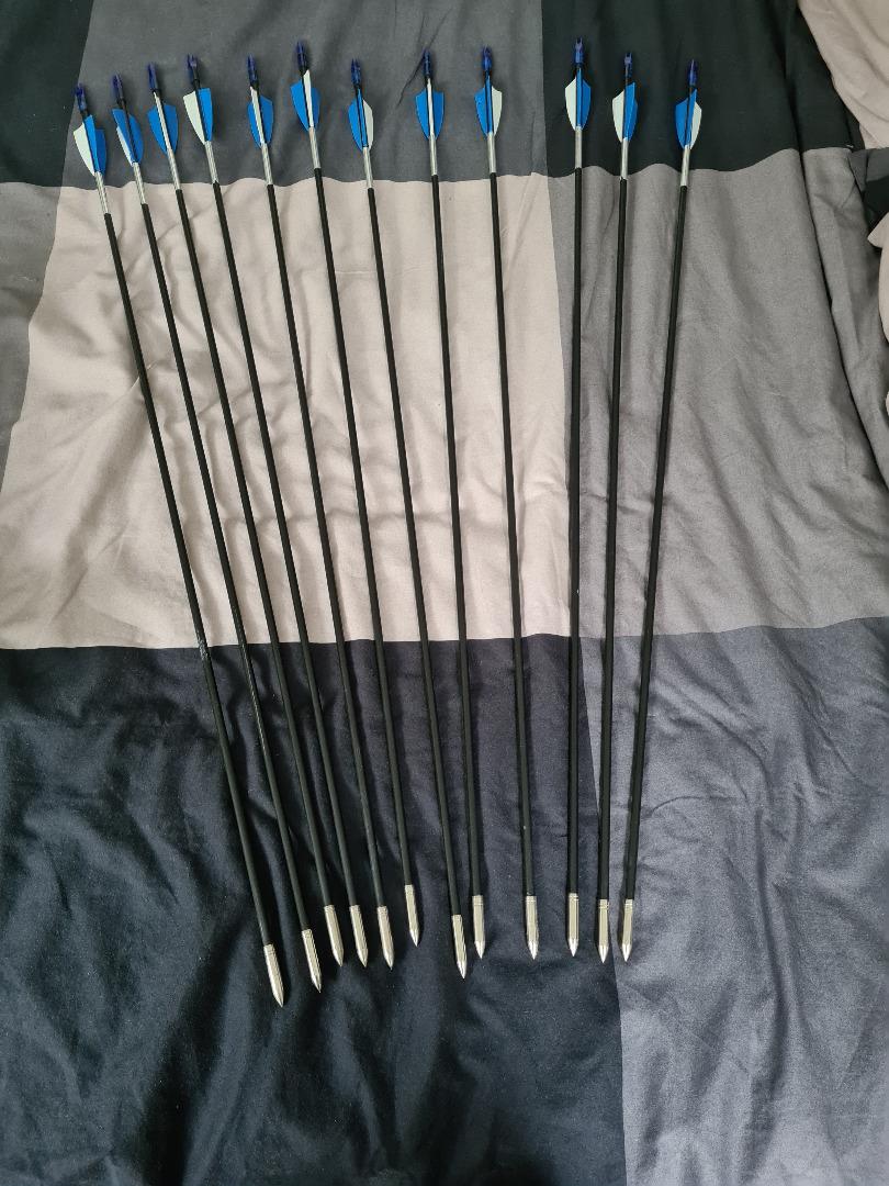 Topoint/Sanlida recurve bow set, with riser, limbs, arrows, bag, tripod ...