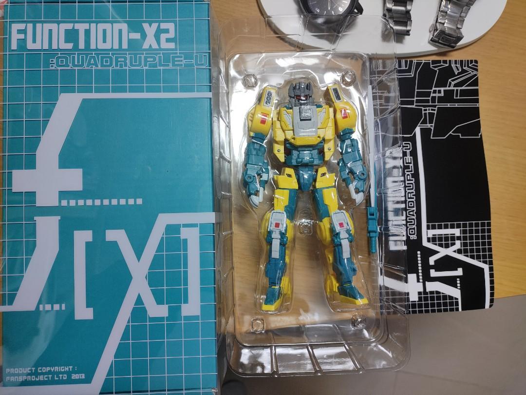 Transformers FansProject Function-X2 Quadruple-U 變形金剛 (Not Head Master 不是 頭領 戰士), 興趣及遊戲, 玩具 & 遊戲 ...