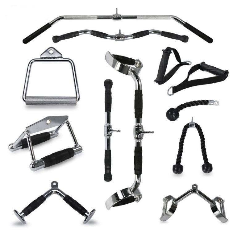 Triceps Pull Down Attachment, Cable Machine Accessories for Home Gym ...