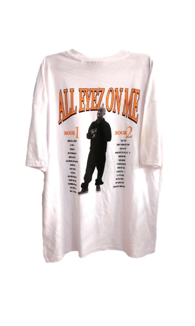 TUPAC Rare Rap Merch Streetwear Oversized Shirt, Men's Fashion, Tops ...