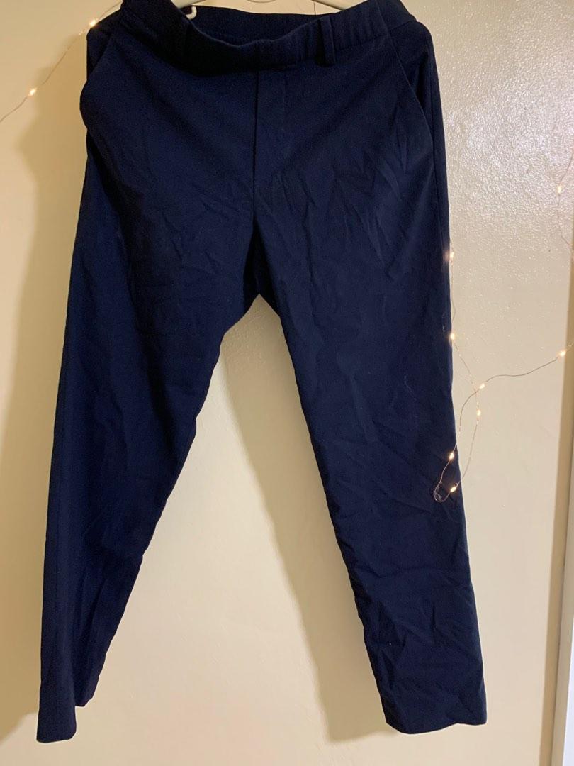 Uniqlo dark blue pants, Women's Fashion, Bottoms, Other Bottoms on ...
