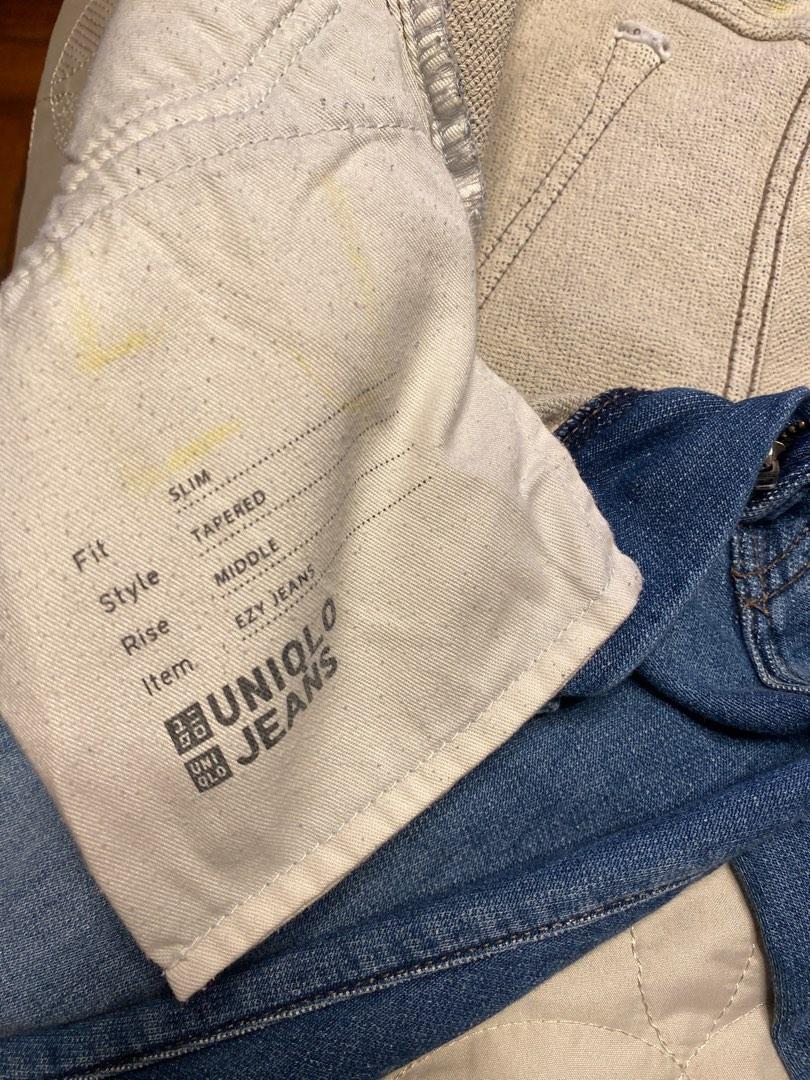 Uniqlo Mens EZY Slim Jeans, Women's Fashion, Bottoms, Jeans on Carousell