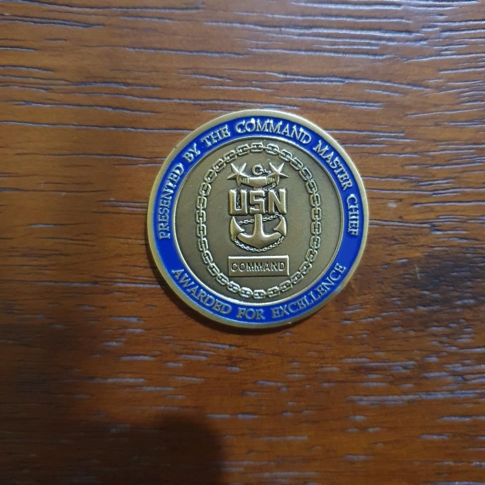 UNITED STATES NAVY NCTAMS PAC HONOLULU, HAWAII, CMC CHALLENGE COIN ...