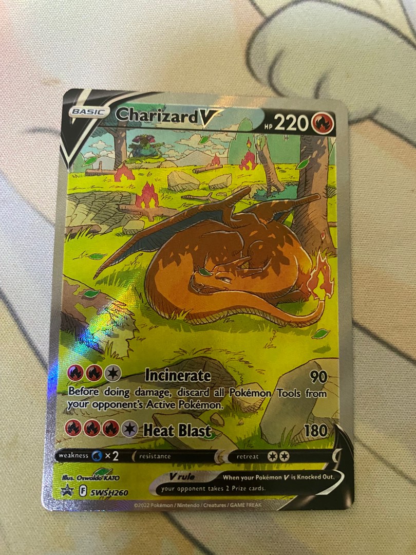 UPC PROMO CHARIZARD V, Hobbies & Toys, Toys & Games on Carousell