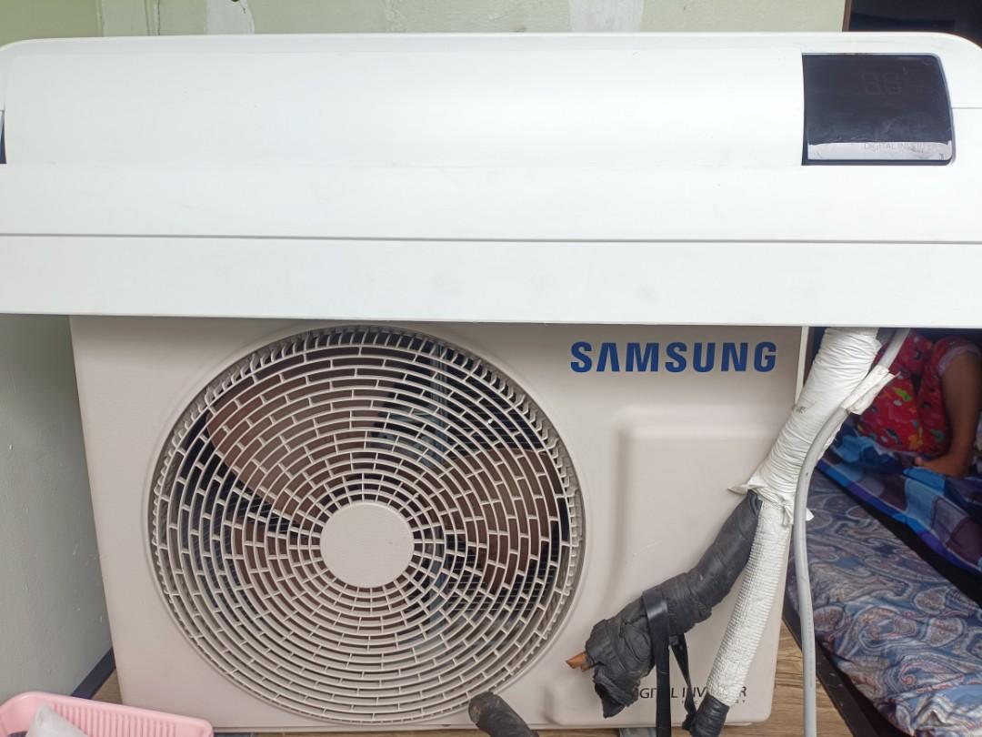 Used Samsung 1HP Split-type Inverter ACU, TV & Home Appliances, Air ...