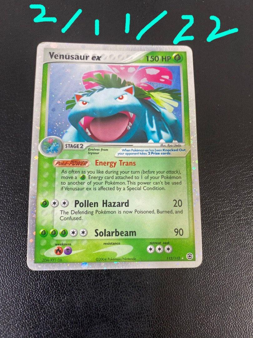 Pokemon cards (WTT/WTS)Venusaur ex Pokemon fire red leaf green paradigm ...