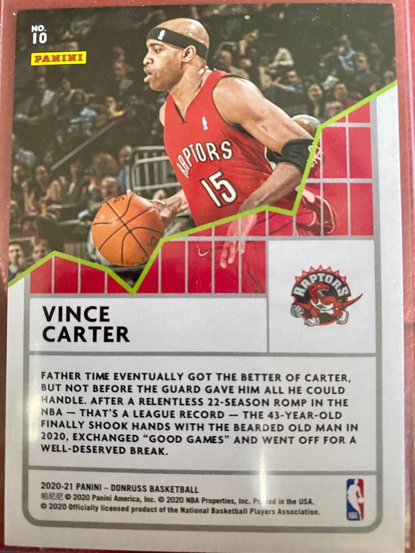 Vince Carter Raptors NBA card, Hobbies & Toys, Memorabilia ...