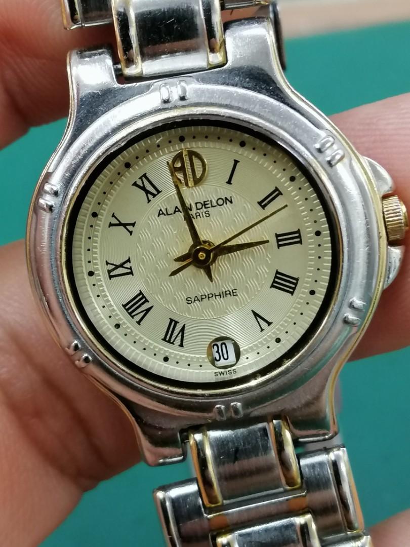Vintage Alain Delon lady Swiss watch, Women's Fashion, Watches ...