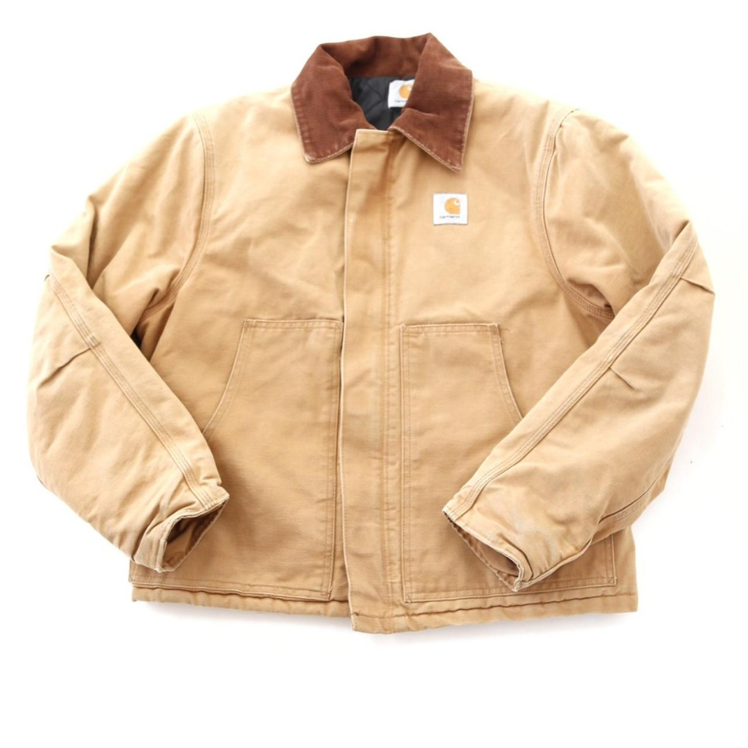 Vintage Carhartt Beige Detroit Jacket, Men's Fashion, Coats, Jackets ...