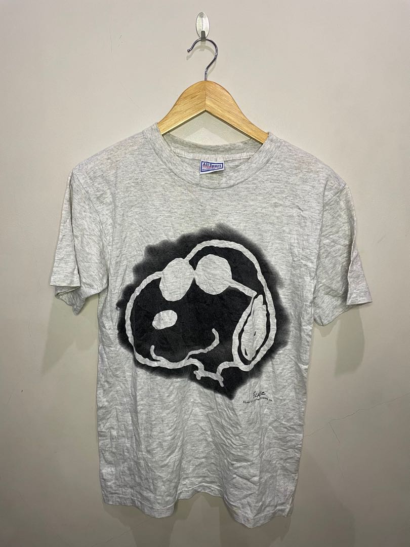 VINTAGE SNOOPY BY ALL SPORT, Men's Fashion, Tops & Sets, Tshirts & Polo ...