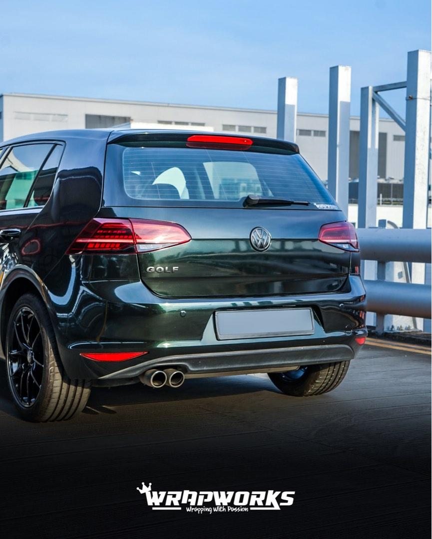 Volkswagen Golf Mk7 - Emerald Green Full Wrap, Car Accessories ...