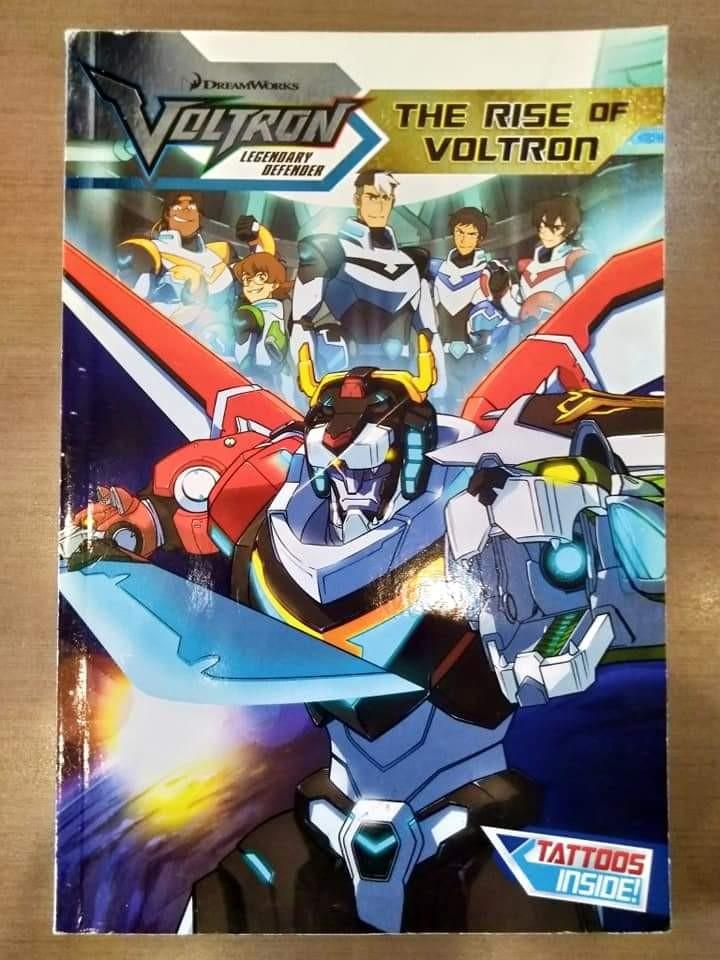 Voltron Origin Story Book With Free Tattoo Stickers, Hobbies & Toys ...
