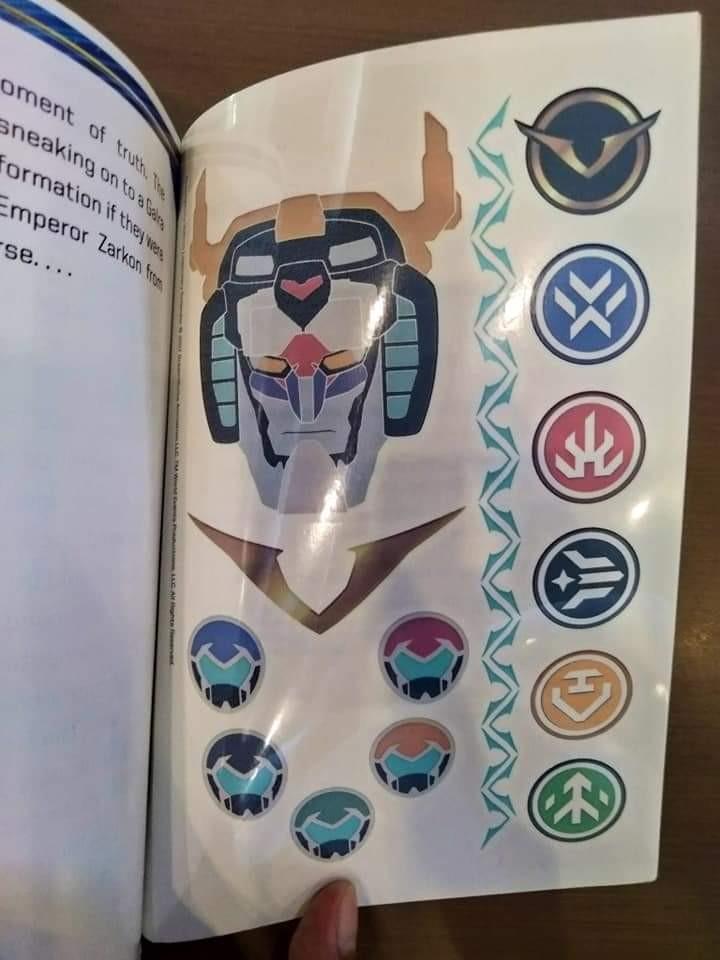 Voltron Origin Story Book With Free Tattoo Stickers, Hobbies & Toys ...