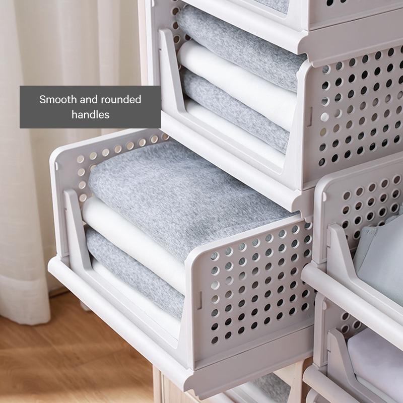 Wardrobe Organiser Foldable Wardrobe Organiser Stackable Storage ...