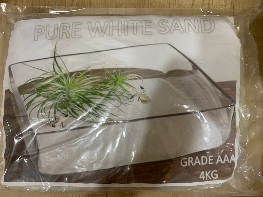 White sand ( Not sea sand ,packs of 4kg), Furniture & Home Living ...