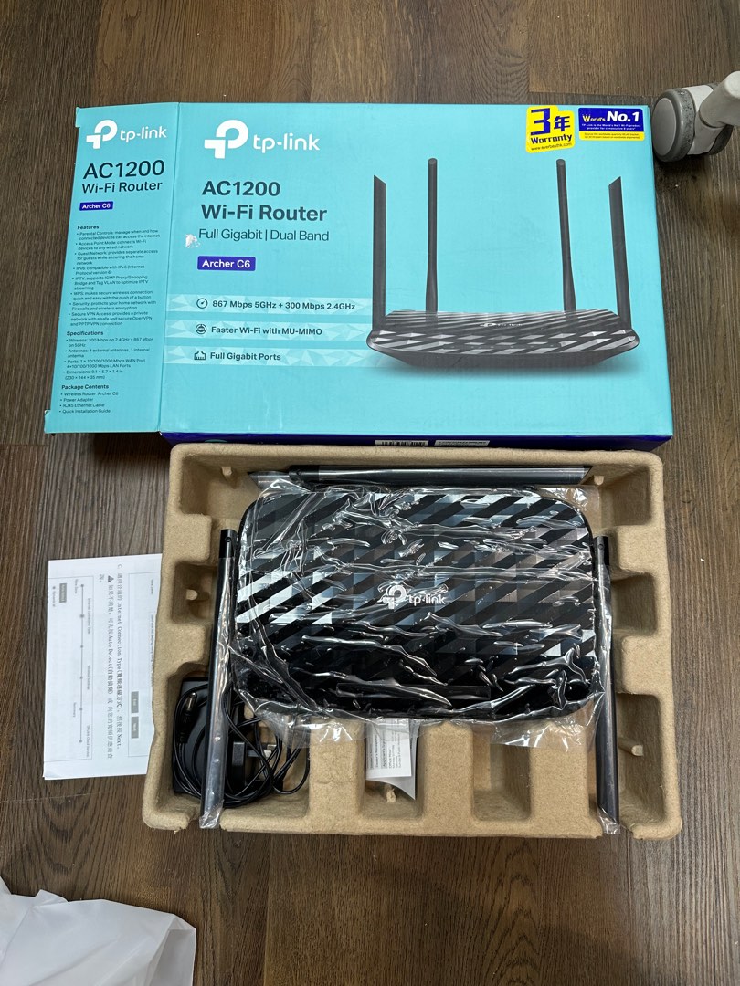 Wifi Router Ac1200, 電腦＆科技, 電腦周邊及配件, Wifi及上網相關產品 - Carousell