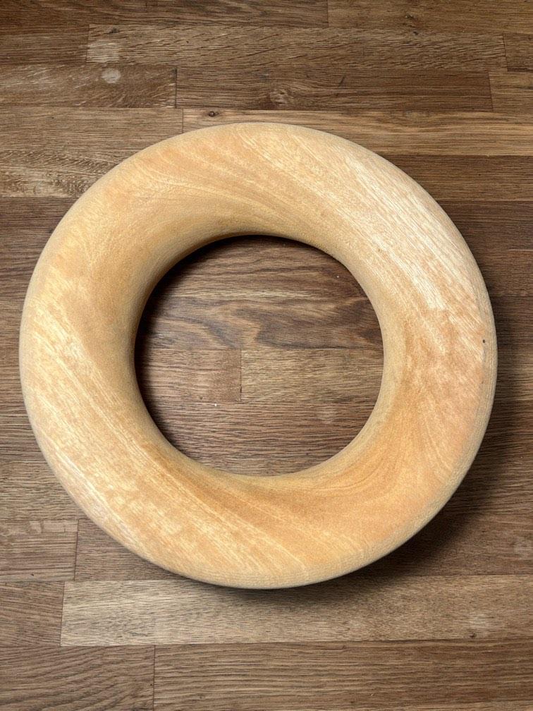 Wooden Handline Fishing Reel with 100 yards of 200lbs leader., Sports ...