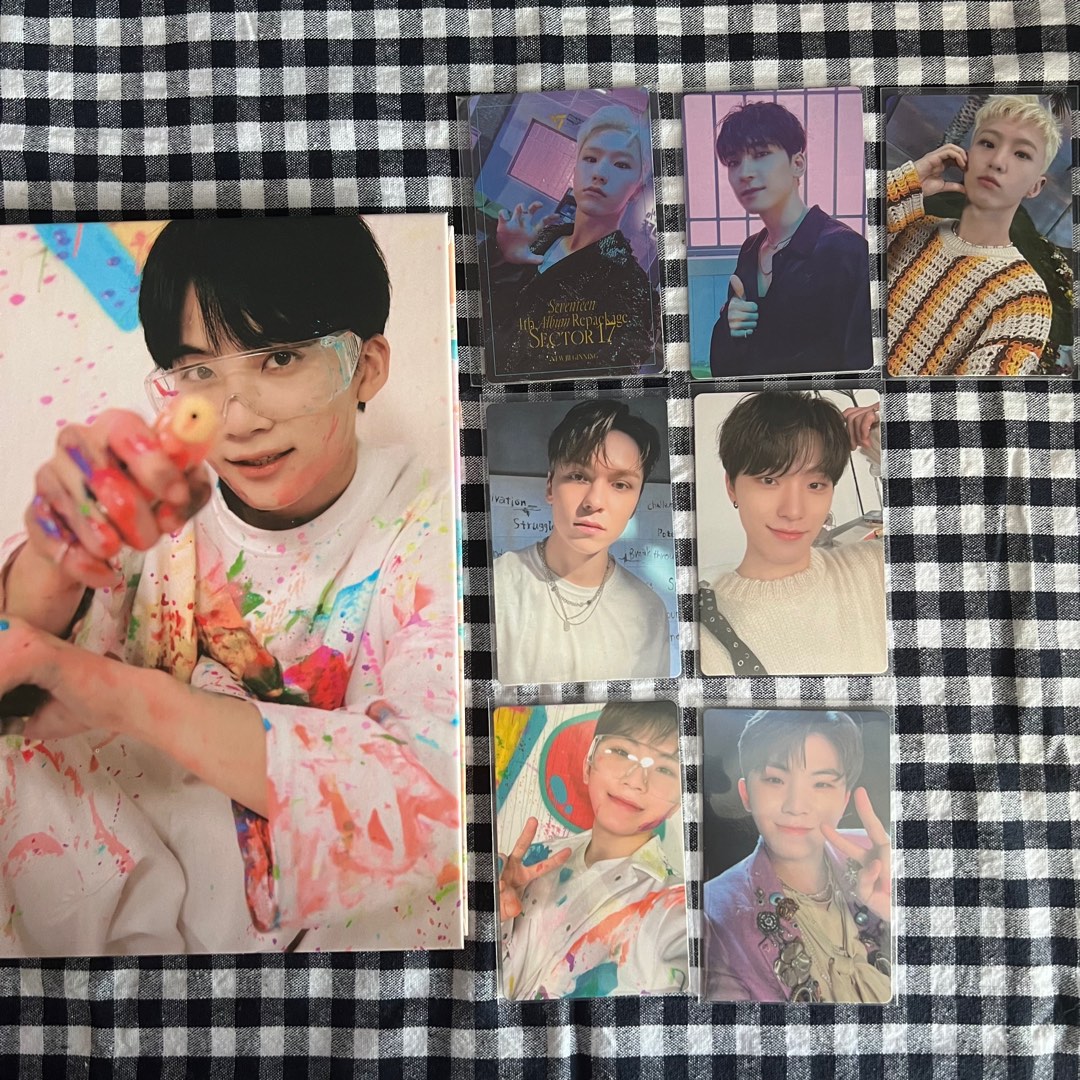[wts/wtt] seventeen fts carat ver and sector 17 weverse and compact pc photocard svt, Hobbies ...