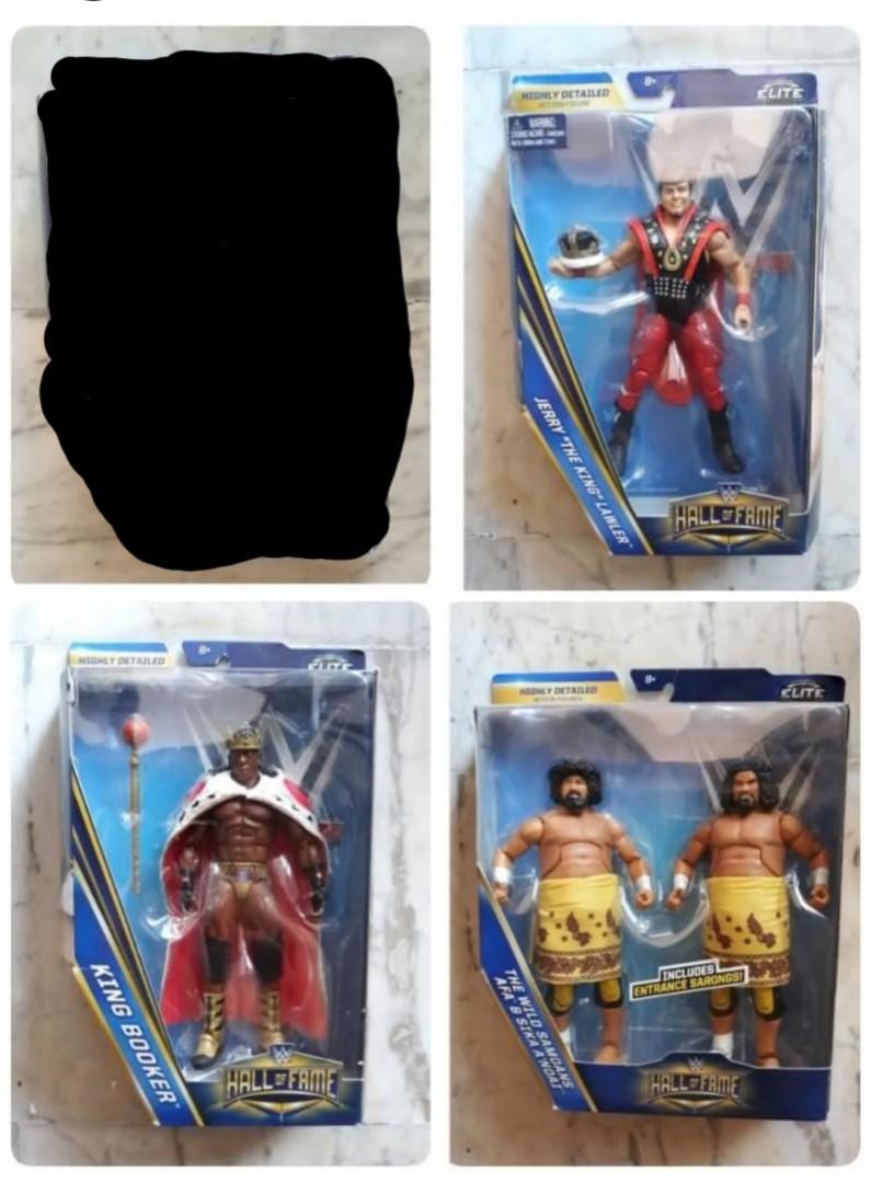 WWE Basic Elite Joe Mysterio Steve Austin Lawler Booker Samoans Savage ...