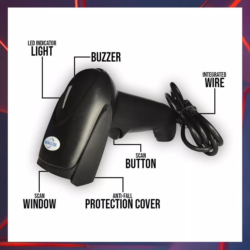 XPRINTER Barcode Scanner Wired USB Type Portable POS Machine Compatible ...