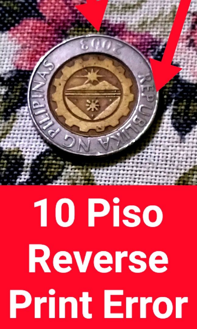 10 Piso Error Coin Hard to Find, Hobbies & Toys, Memorabilia ...