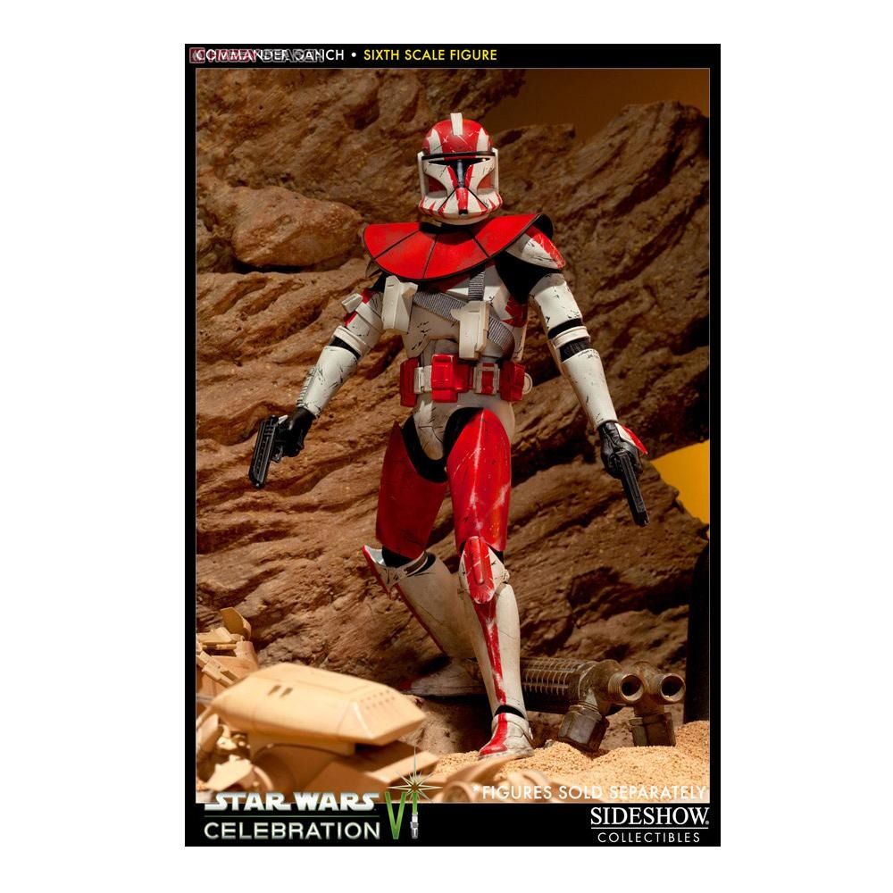 Sideshow Exclusive 1/6 scale Star Wars CLONE COMMANDER GANCH action ...