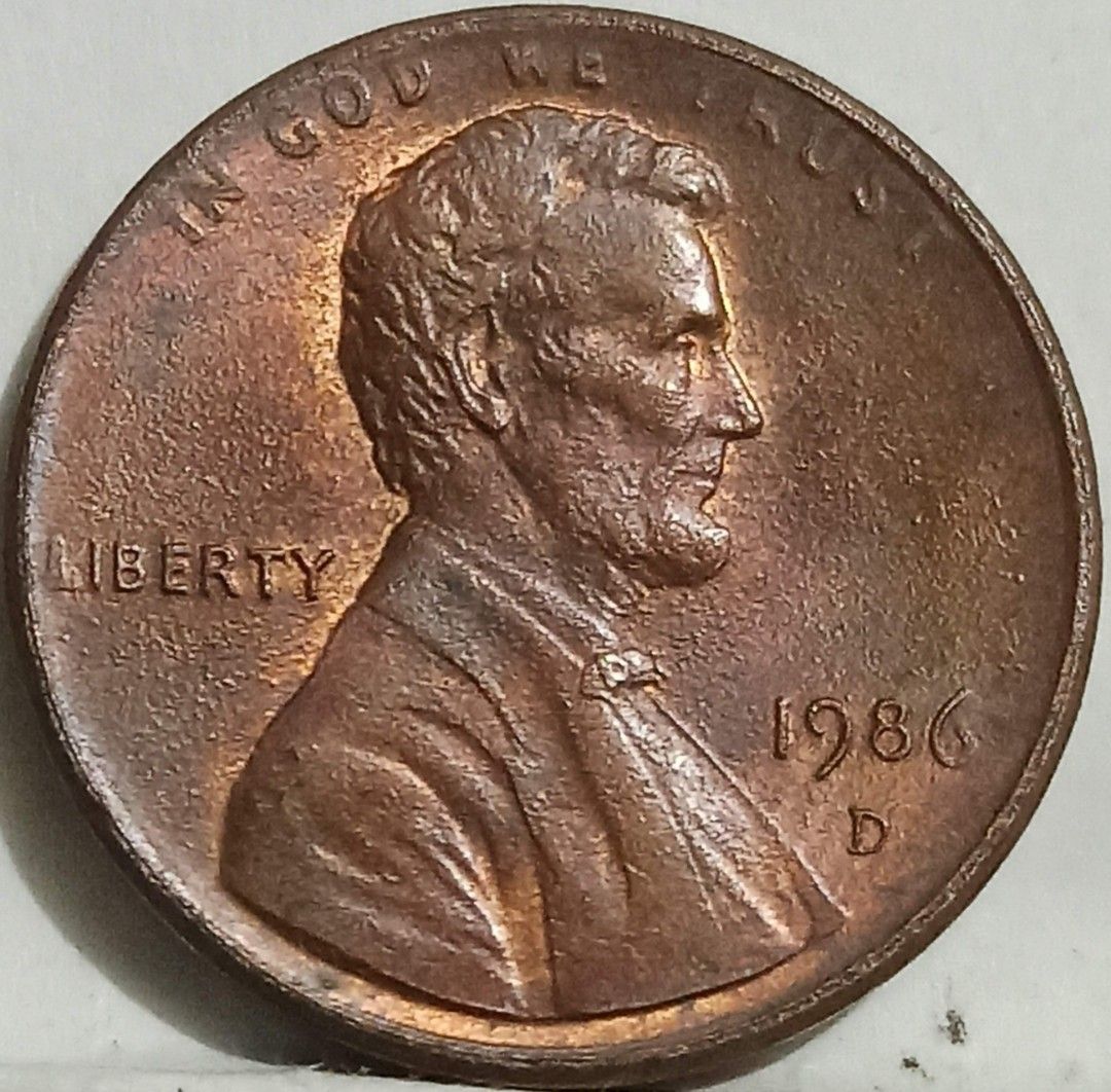 1986 D LINCOLN PENNY Double Die V-P33, Hobbies & Toys, Memorabilia ...
