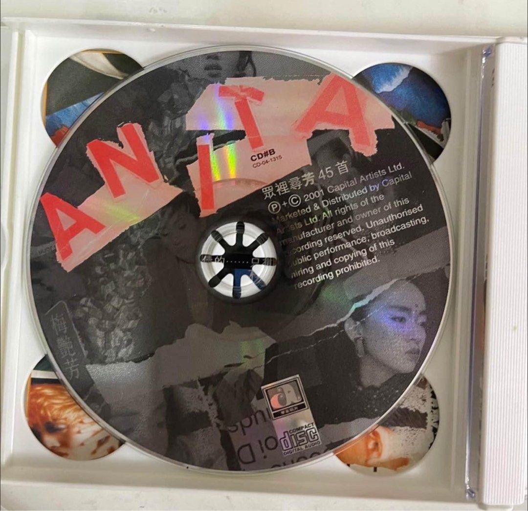 梅艷芳-2CD +VCD 眾裡尋芳45首, 興趣及遊戲, 音樂、樂器 & 配件, 音樂與媒體 - CD 及 DVD - Carousell