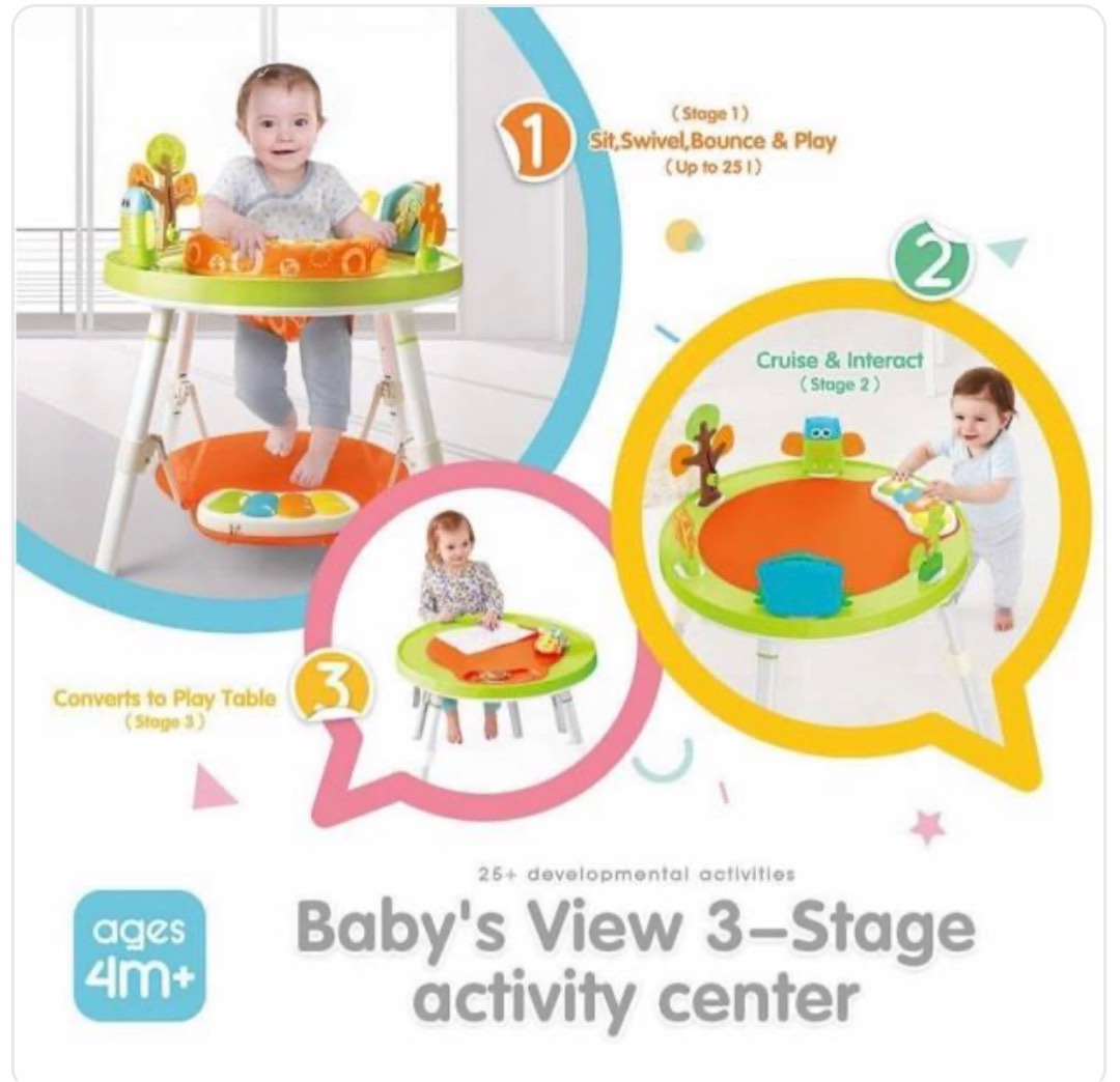 3-Stage Activity Centre, Babies & Kids, Baby Nursery & Kids Furniture ...