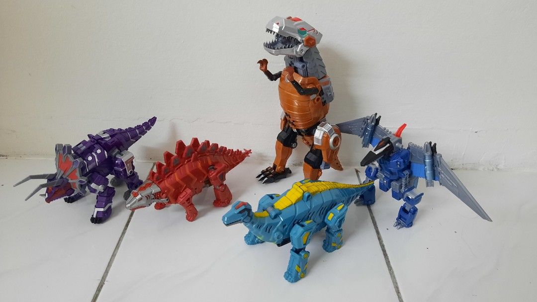 5 in 1 dino-bot combiner, Hobbies & Toys, Toys & Games on Carousell