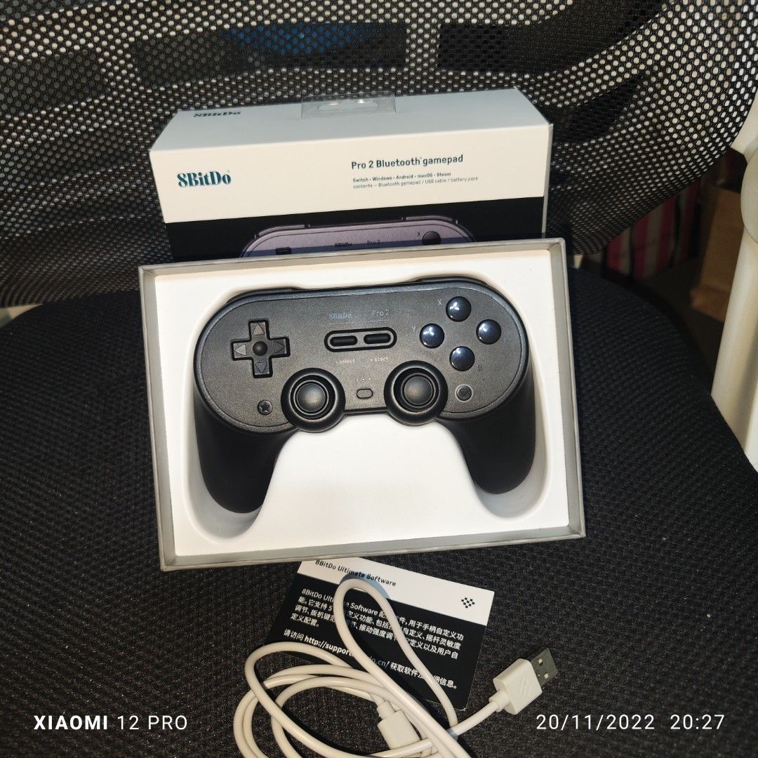 8Bitdo Pro 2 Bluetooth gamepad, Video Gaming, Gaming Accessories ...
