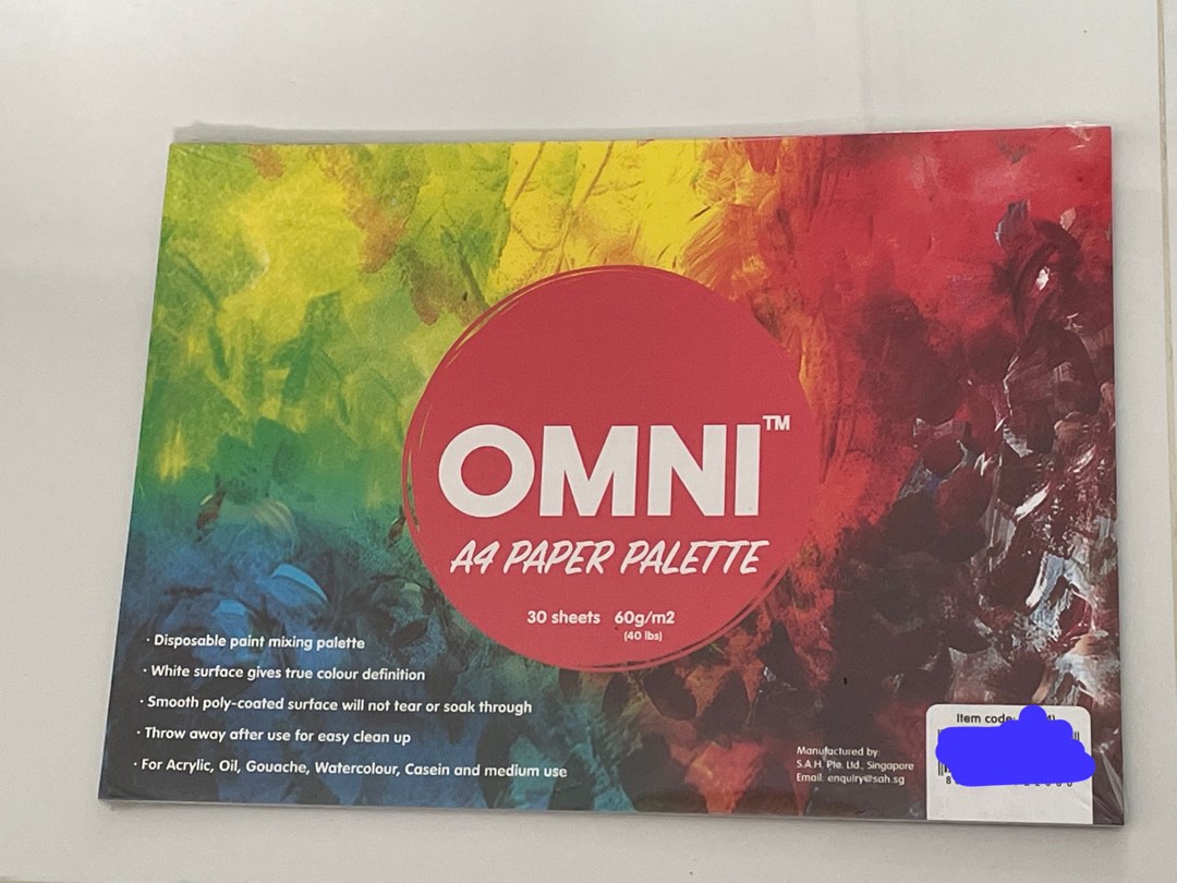 A4 paper palette (OMNI), Hobbies & Toys, Stationery & Craft, Art ...