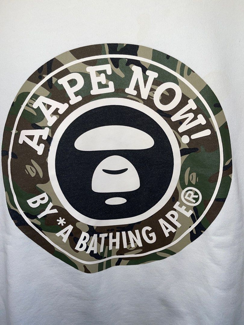 Aape By Bathing Ape Crewneck Sweatshirt Legit, Luxury, Apparel on Carousell