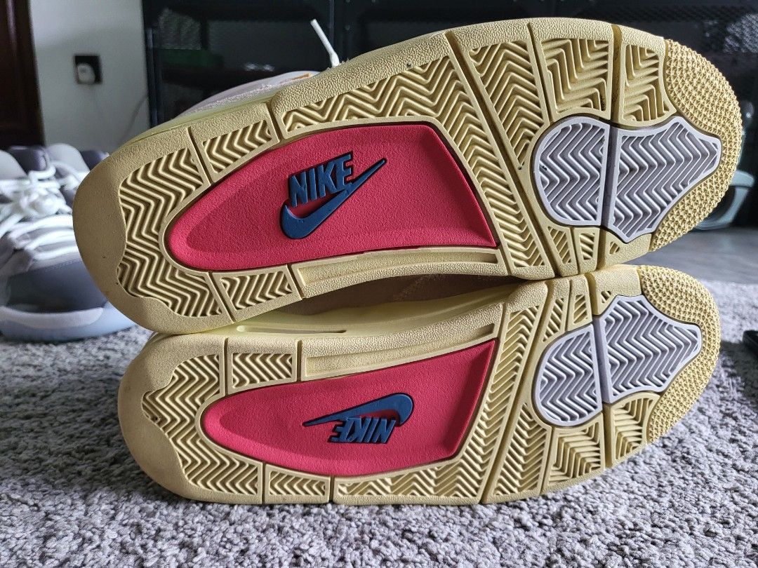 Air Jordan 4 Union Guava Ice, Luxury, Sneakers & Footwear on Carousell