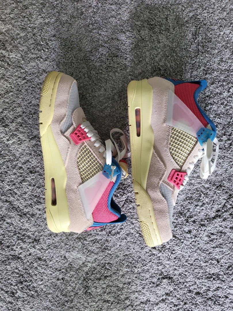Air Jordan 4 Union Guava Ice, Luxury, Sneakers & Footwear on Carousell