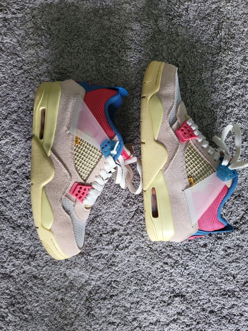 Air Jordan 4 Union Guava Ice, Luxury, Sneakers & Footwear on Carousell