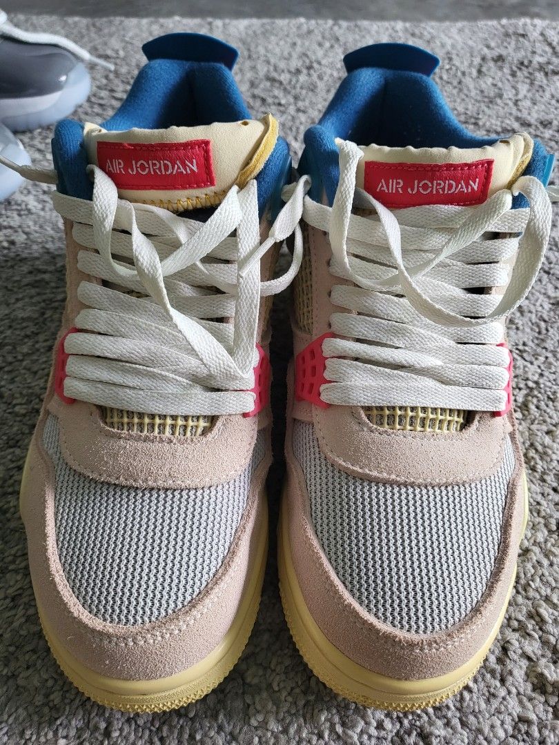 Air Jordan 4 Union Guava Ice, Luxury, Sneakers & Footwear on Carousell