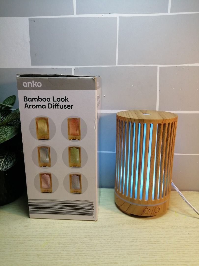 ANKO BAMBOO LOOK Aroma Diffuser, Furniture & Home Living, Home ...
