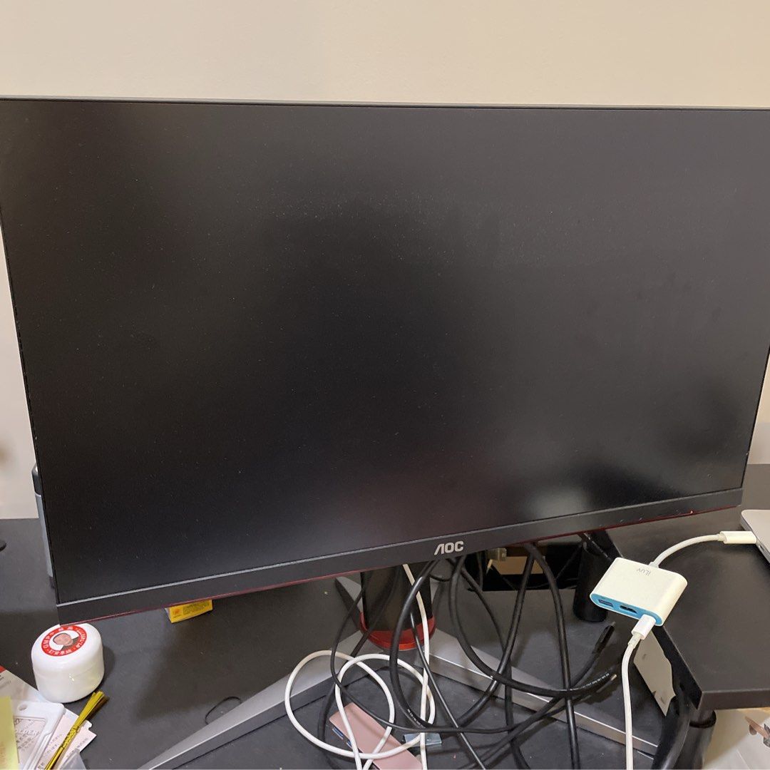 AOC 24G2 23.8 inch actual / 24 inch Class 24G2/69 Black/Red Full HD IPS ...