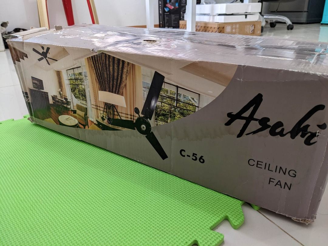 Asahi 56" Metal Ceiling Fan, TV & Home Appliances, Air Conditioning and ...