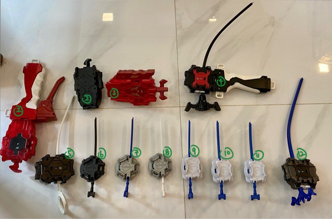 ASSORTED BEYBLADE LAUNCHERS, Hobbies & Toys, Toys & Games on Carousell