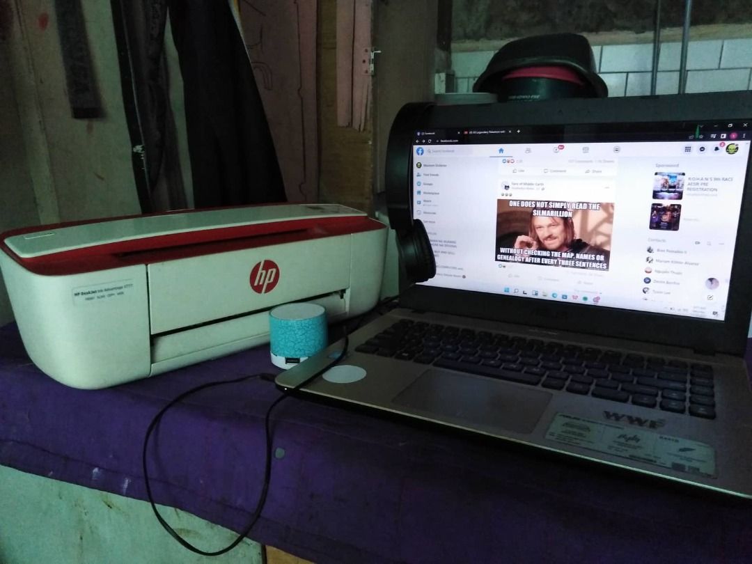 ASUS X441S and HP bubblejet printer, Computers & Tech, Laptops & Notebooks on Carousell
