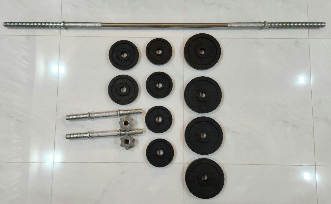 Barbell, Weight Bars & Plates, Sports Equipment, Exercise & Fitness ...