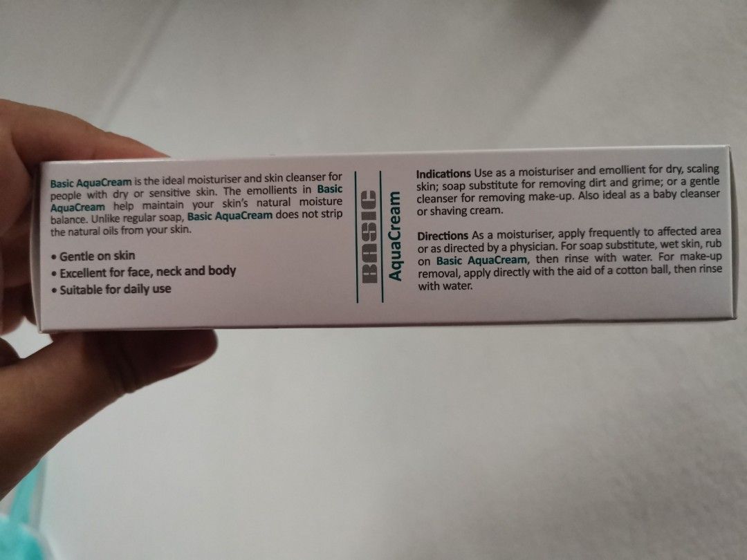 Basic AquaCream Aqueous Cream 100g, Beauty & Personal Care, Bath & Body ...